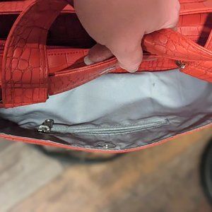 Think Geek | Bags | Rare Thinkgeek 26 Red Dragon Scale Vegan Leather ...